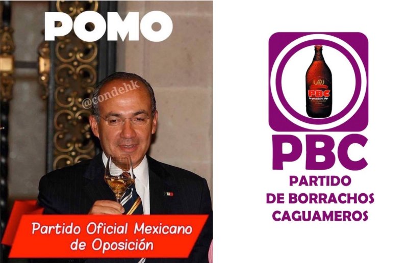 Estos son los mejores memes y burlas a Felipe CaldeRon y su nuevo partido