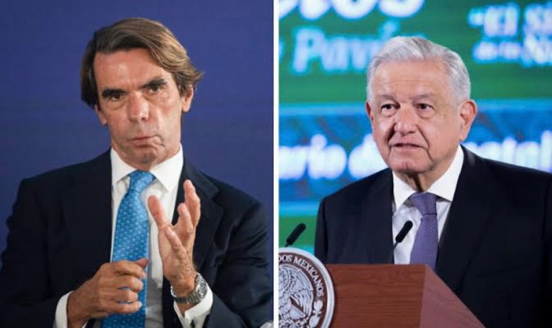 AMLO pone en su lugar a Aznar y hasta le da clases de historia…lo dejó ...